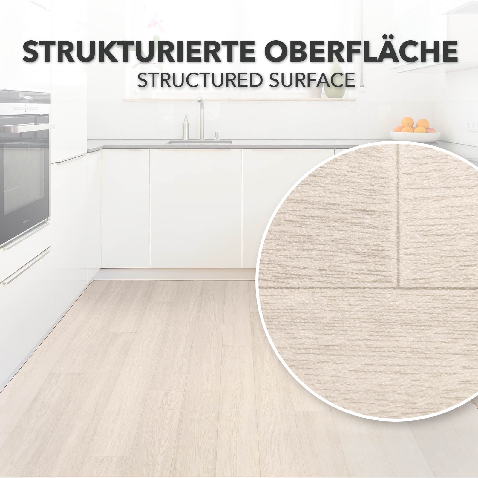 Wykładzina podłogowa Atlantic | Pure Oak 009S | Wysoce odporna na ście — Floordirekt PL