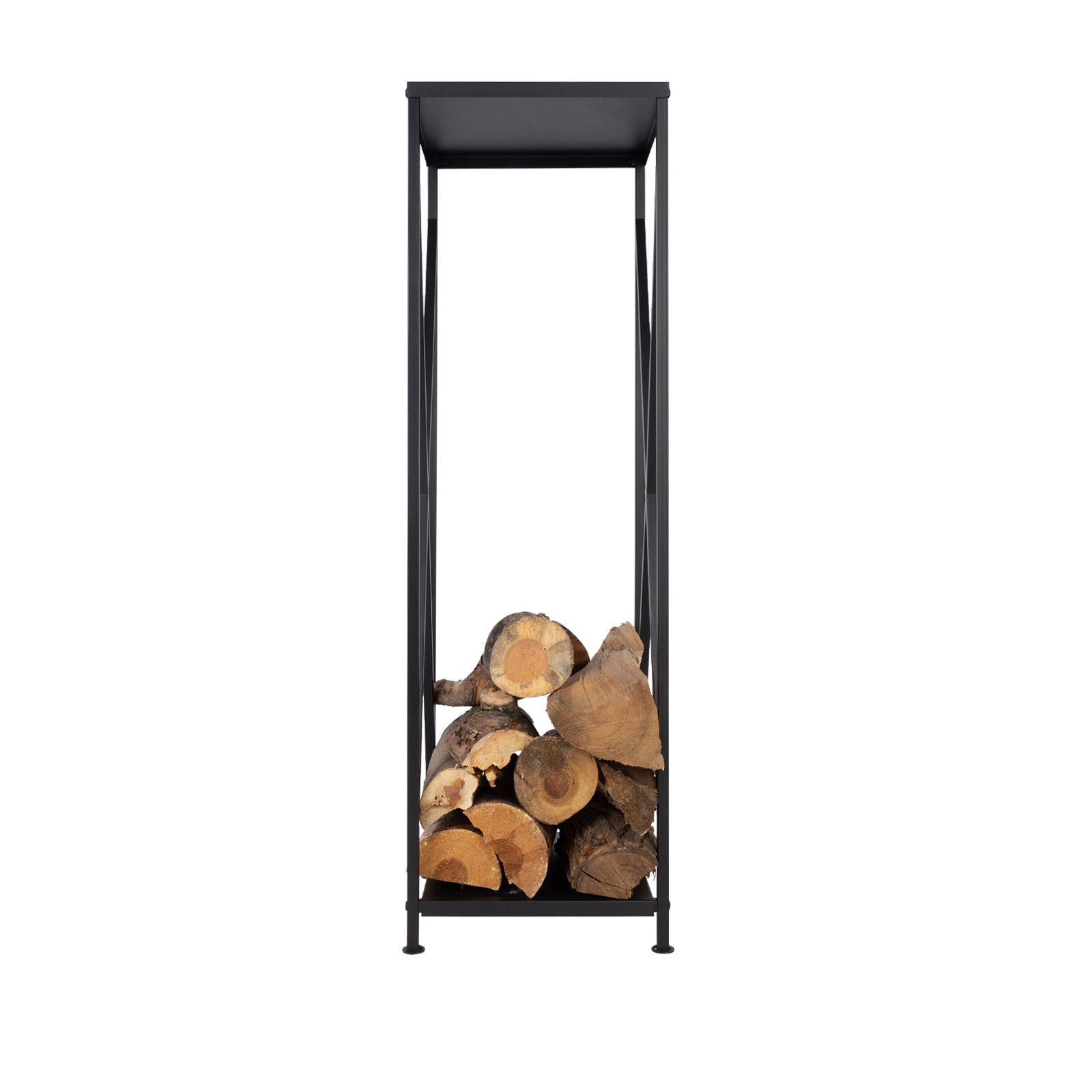 Stojak na drewno kominkowe | Naxos | 34 x 34 x 111,5 cm